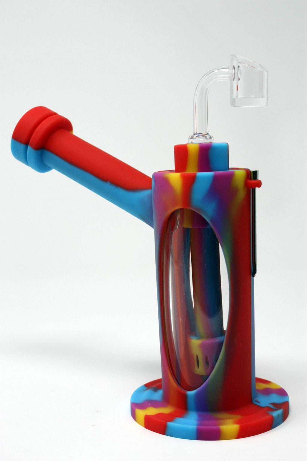 Silicone Dab Rig With Glass Perc - THE KORE