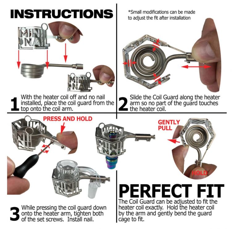 Mini Nail Heater Coil Guard - THE KORE