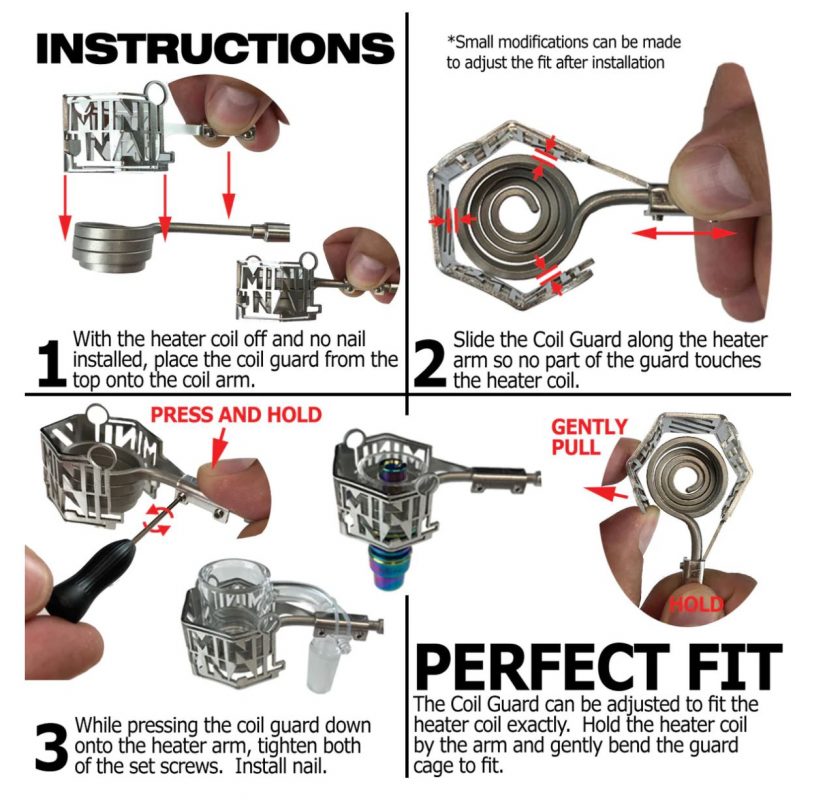 Mini Nail Heater Coil Guard - THE KORE